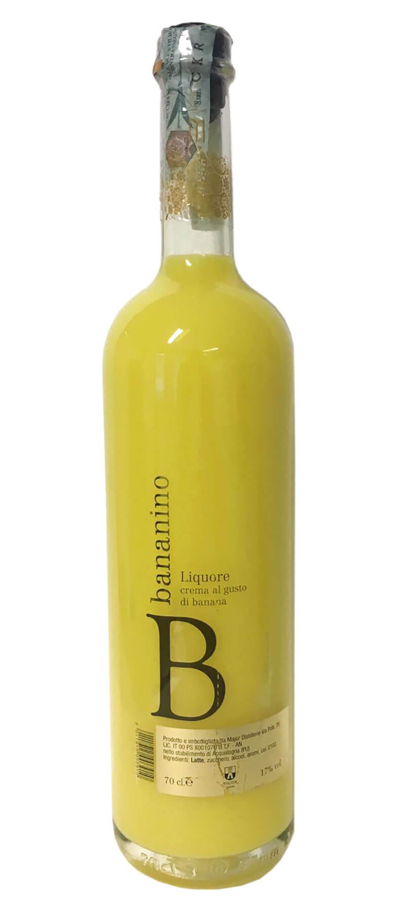 major liquore bananino banana cream cl.70
