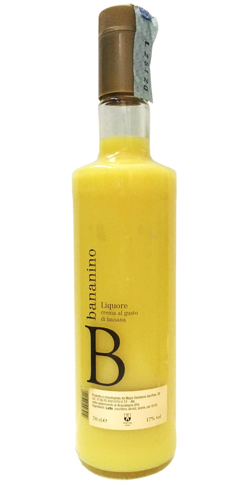 major liquore bananino banana cream cl.70