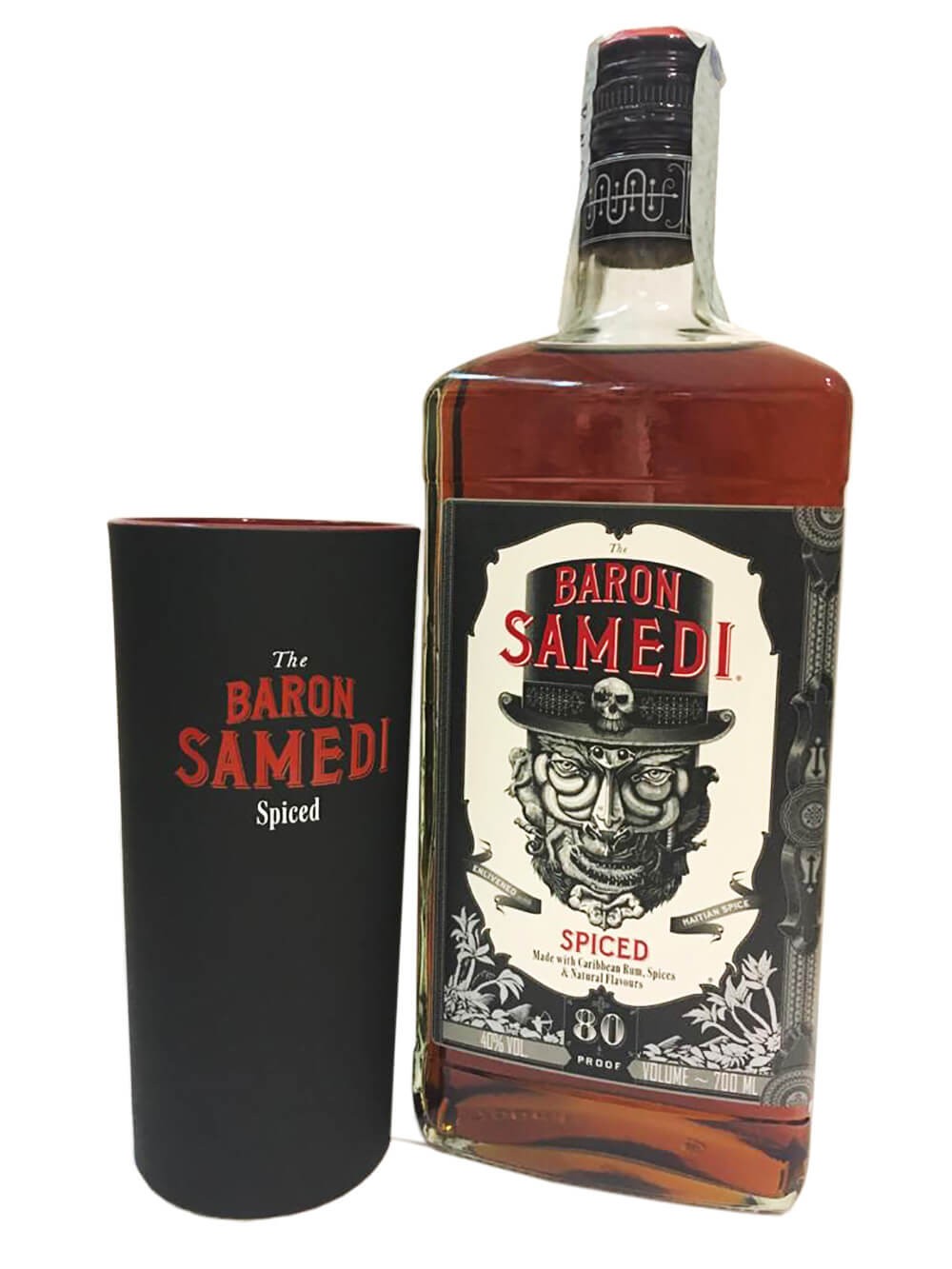 rhum baron samedi cl.70 with glass