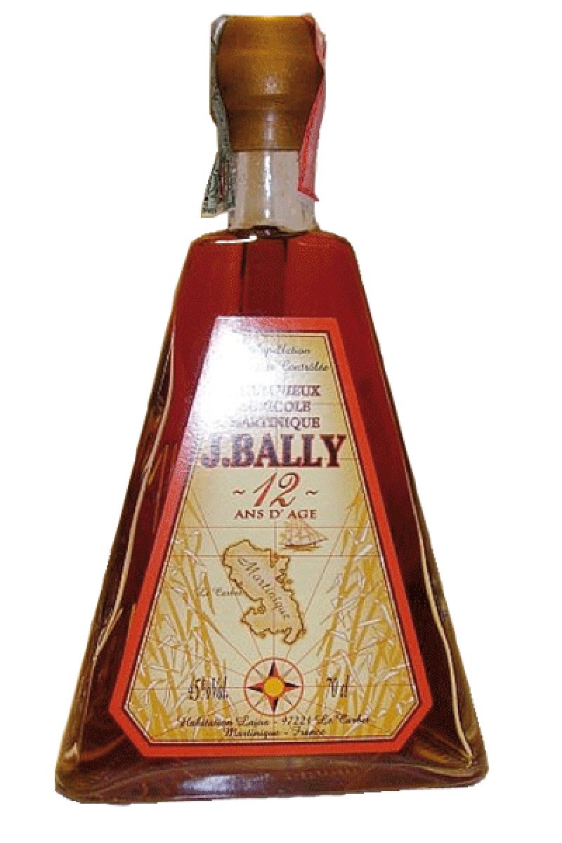 rhum j bally 12 anni piramide cl.70