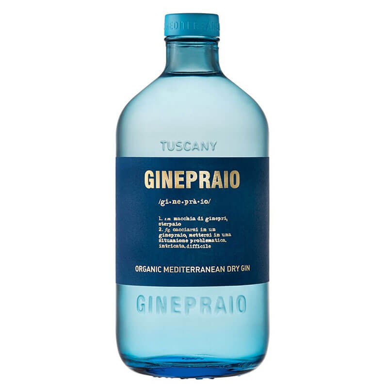 gin ginepraio organic mediterranean tuscan dry cl.70