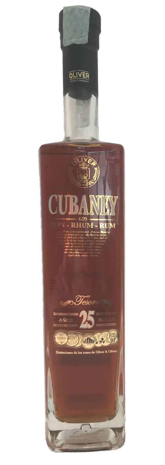 rhum cubaney tesoro grand reserve 25y cl.70